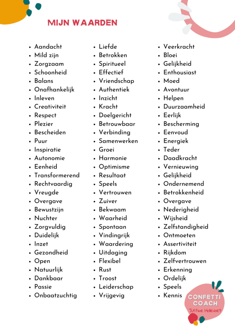 Wat zijn jouw waarden